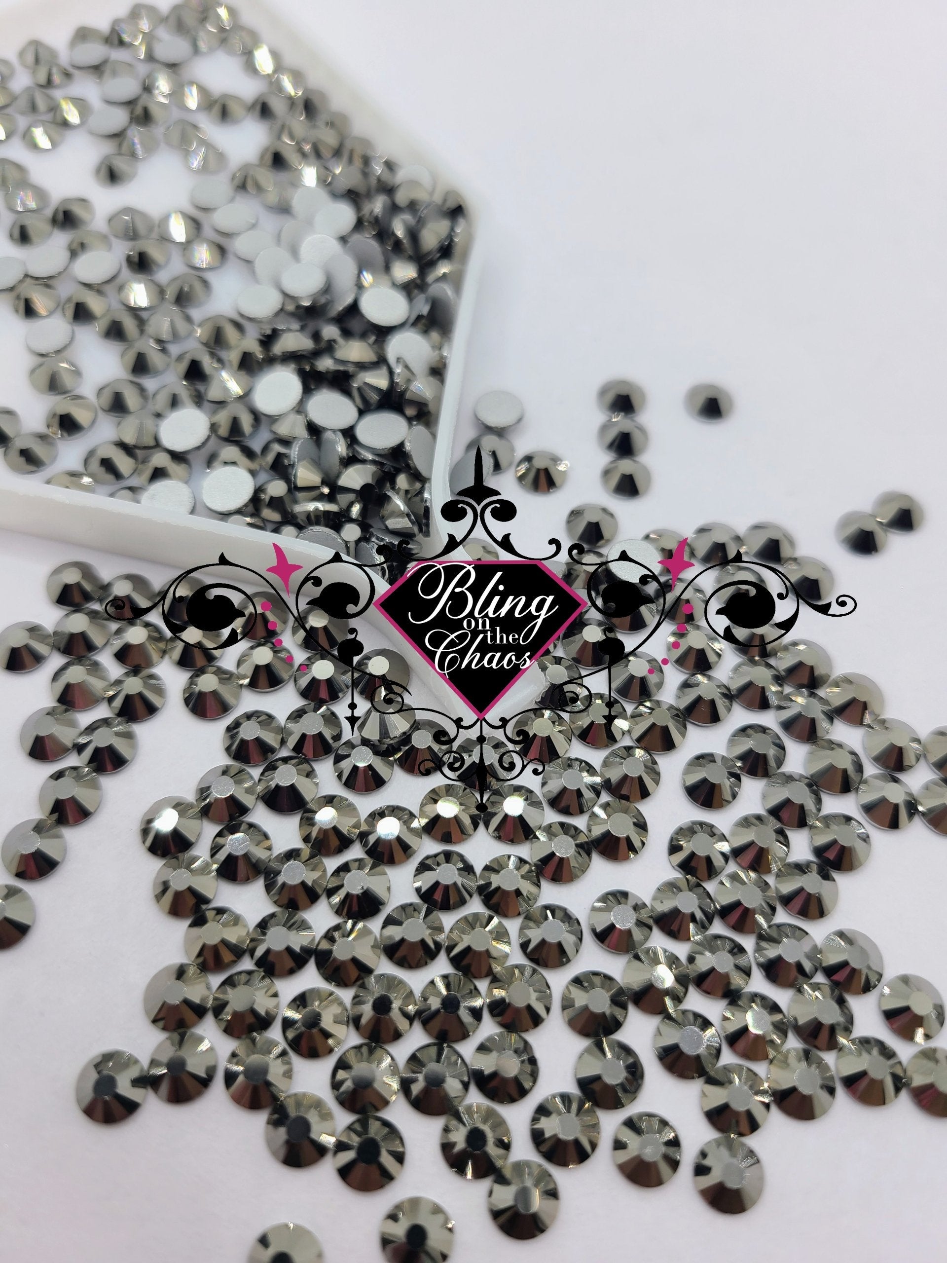 Chrome Hematite Rhinestone – Bling on the Chaos