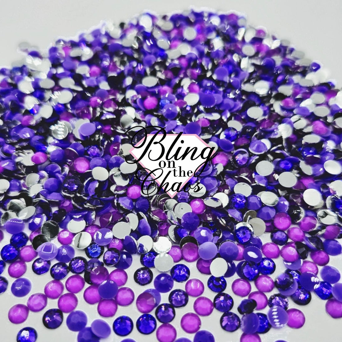 Monochrome Purple Neon Resin Mix – Bling on the Chaos