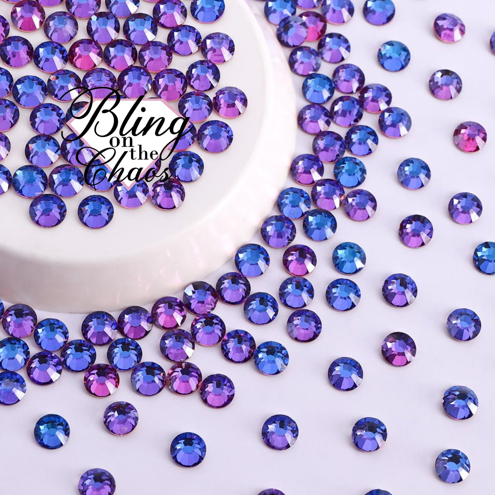 Purple Flame Rhinestone – Bling on the Chaos